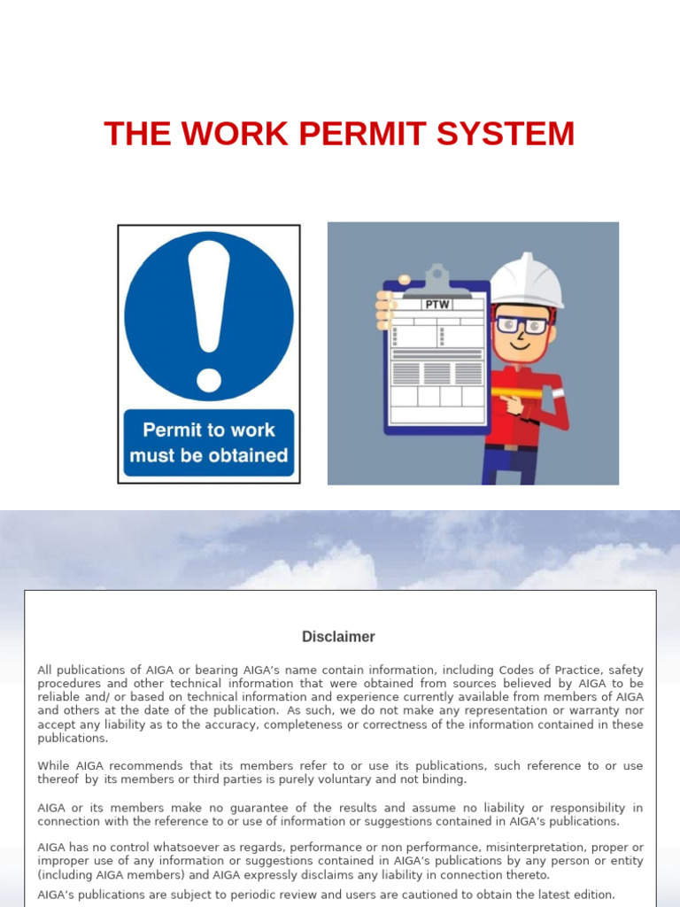 Work Permit System Overview and Guidelines | PDF | Safety | Fires