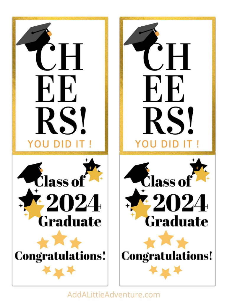 Graduation Wine Labels | PDF