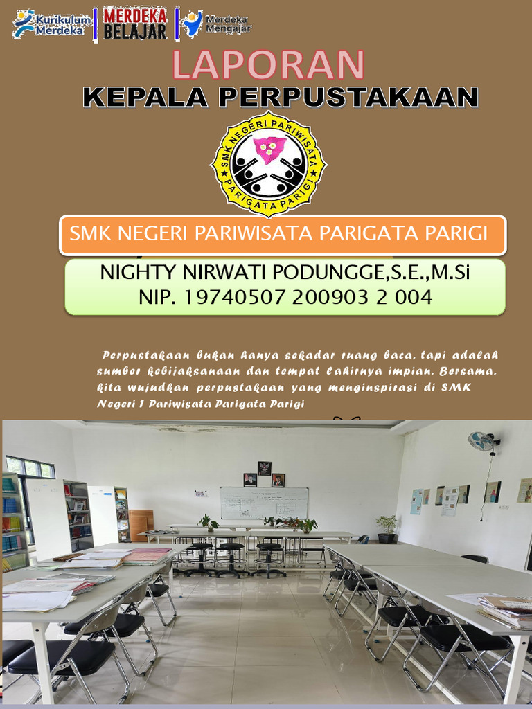 laporan kepala perpus +SK nighty | PDF