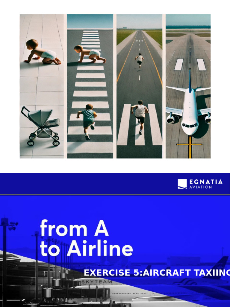 Safe Aircraft Taxiing Procedures Guide | PDF | Flight Control Surfaces ...