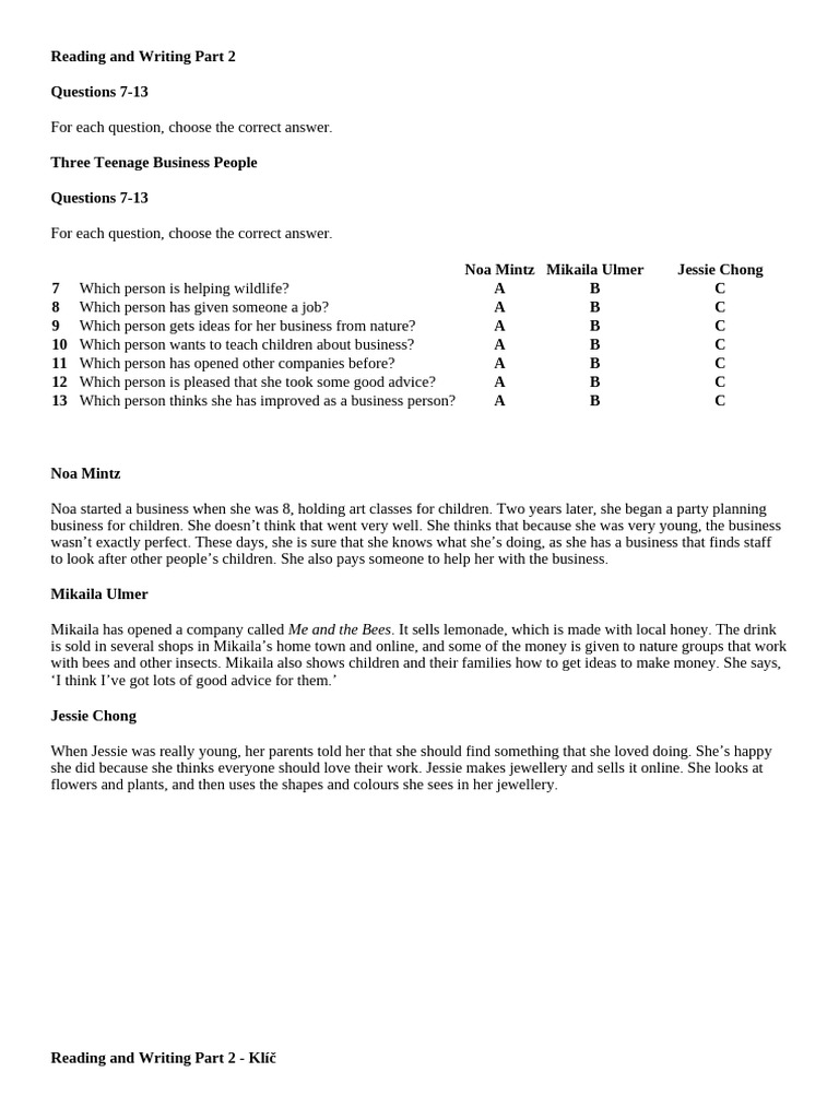Three Teen Entrepreneurs and Their Ventures | PDF