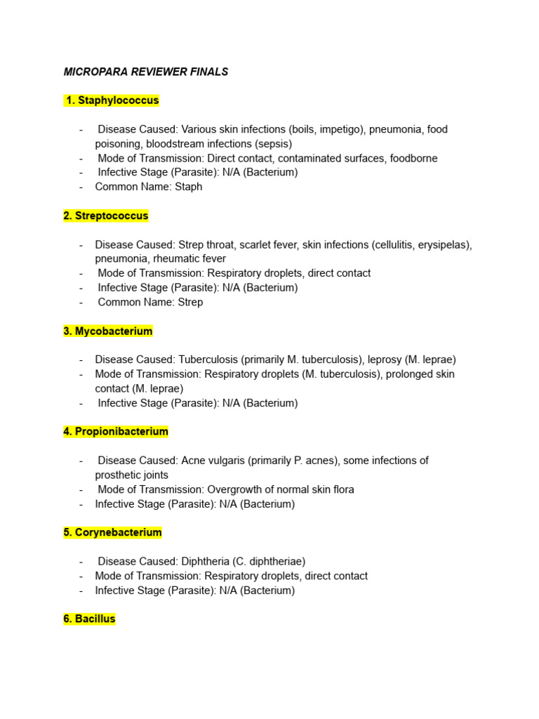 Reviewer Finals First Year Nursing | PDF | Candidiasis | Candida (Fungus)