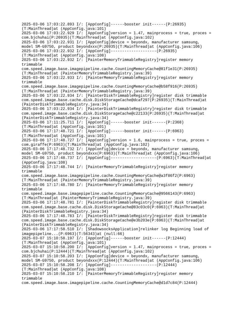 logs | PDF | Smart Devices | Telephony Equipment