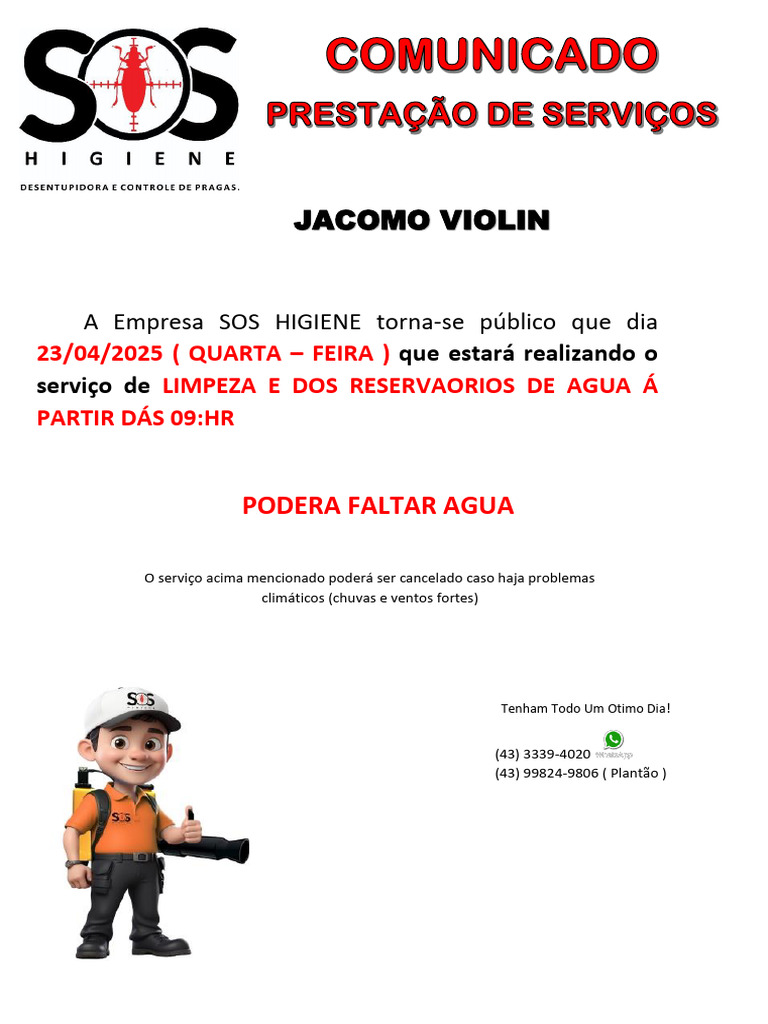 COMUNICADO Jacomo 23042025 | PDF
