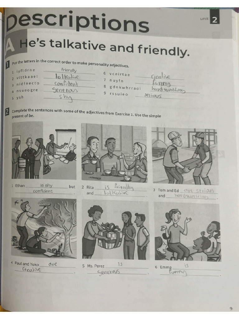 Deber de Inglés woorkbook | PDF