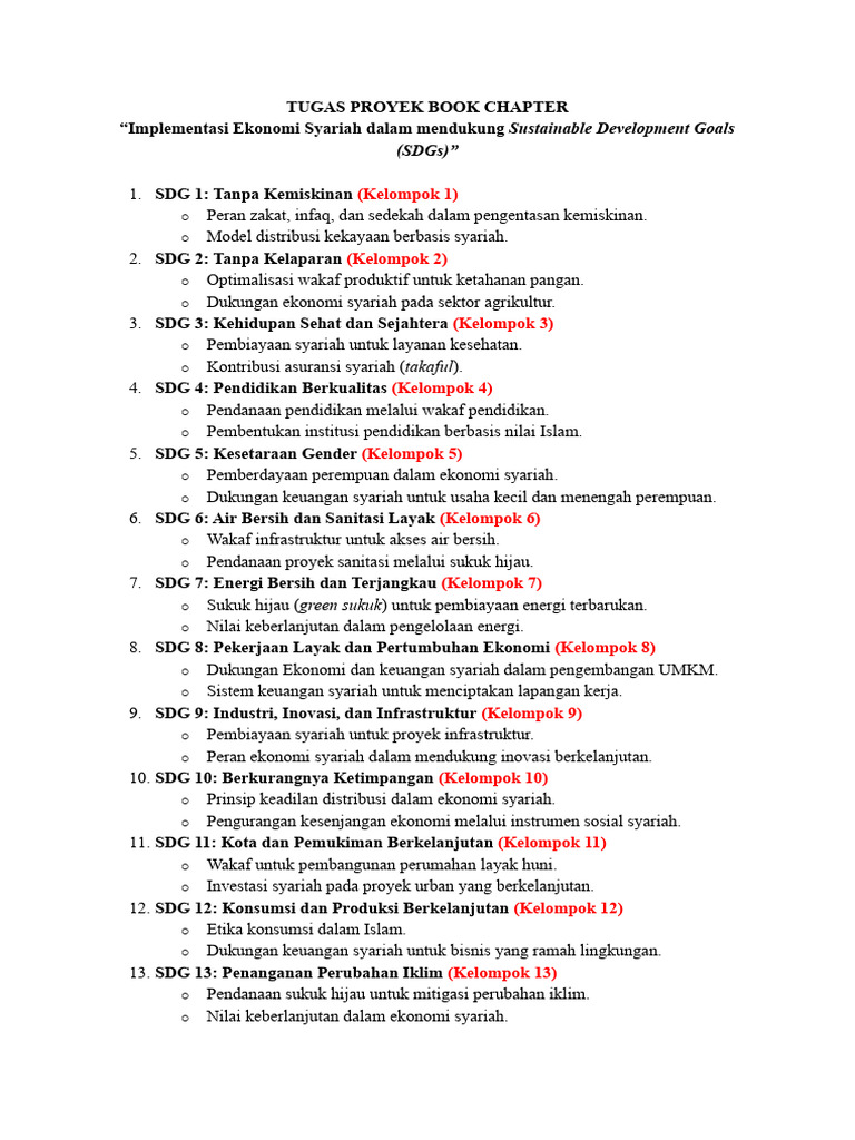 Book Chapter - Implementasi Ekonomi Syariah Dalam Mendukung Sustainable Development Goals (SDGS ...