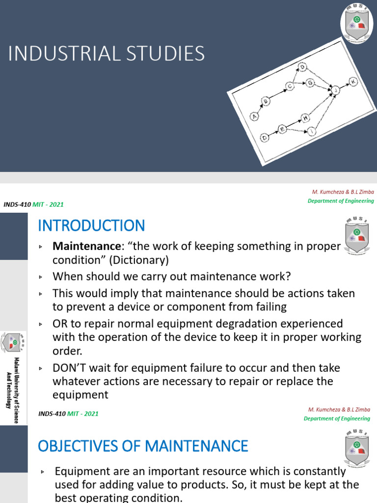 Lecture 6 - Maintenance MGT | PDF | Reliability Engineering | Engineering
