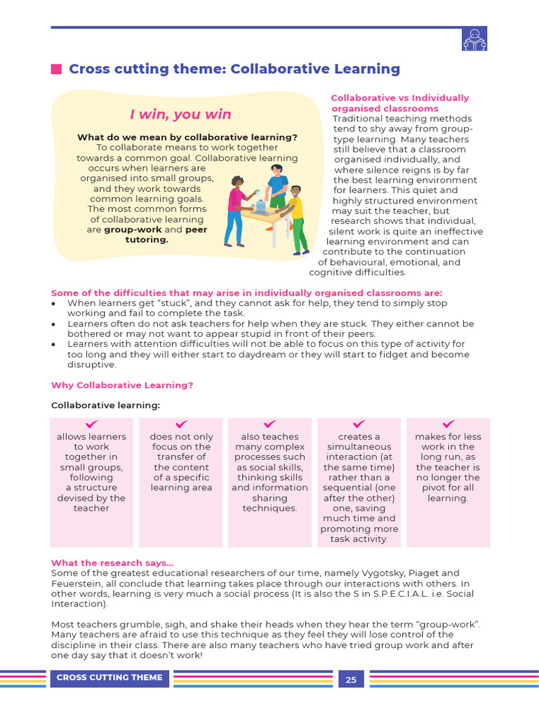 Collaborative Learning in Project Based Learning | PDF | Learning ...