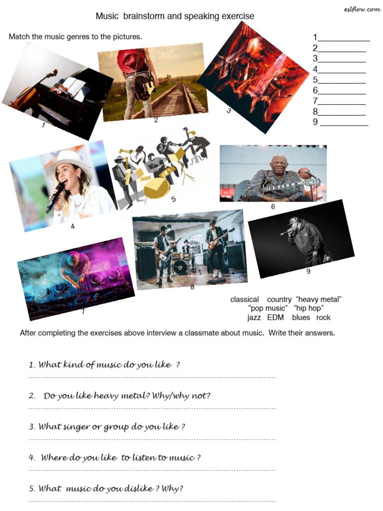 Music Brainstorm Speaking 2019 | PDF