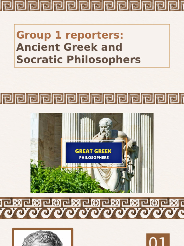 Ancient Greek Philosophers Overview | PDF | Aristotle | Ancient Philosophy