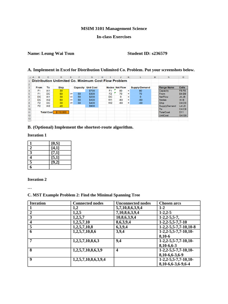 L10 Inclass Exercise | PDF