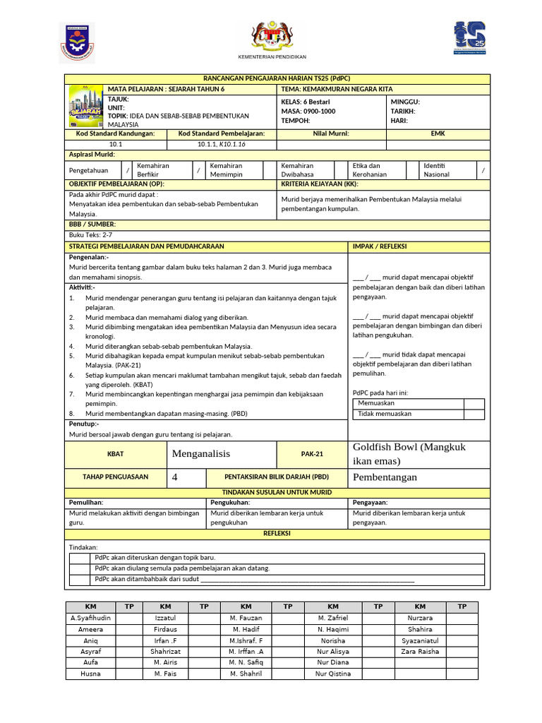 RPH Minggu 8 - Jumaat - 10 Apr 2025 | PDF