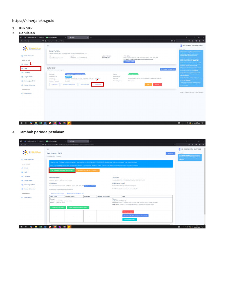 Cara Pengisian Ekin | PDF