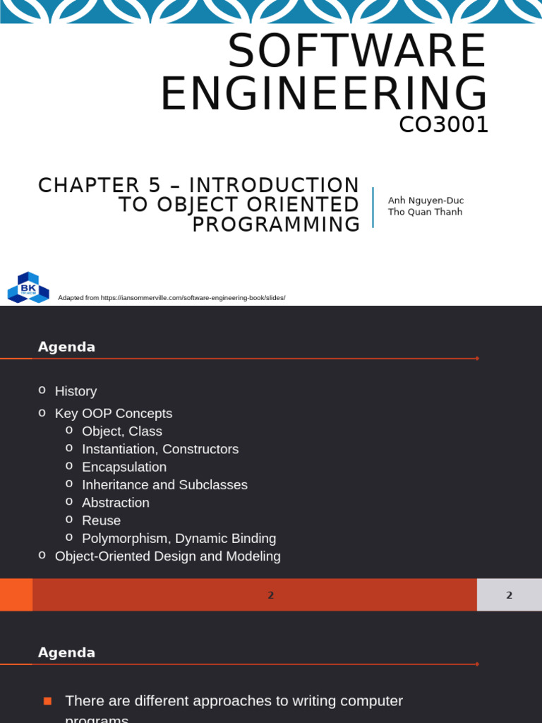 05 Ch5 Introduction OOP | PDF | Object Oriented Programming | Class (Computer Programming)