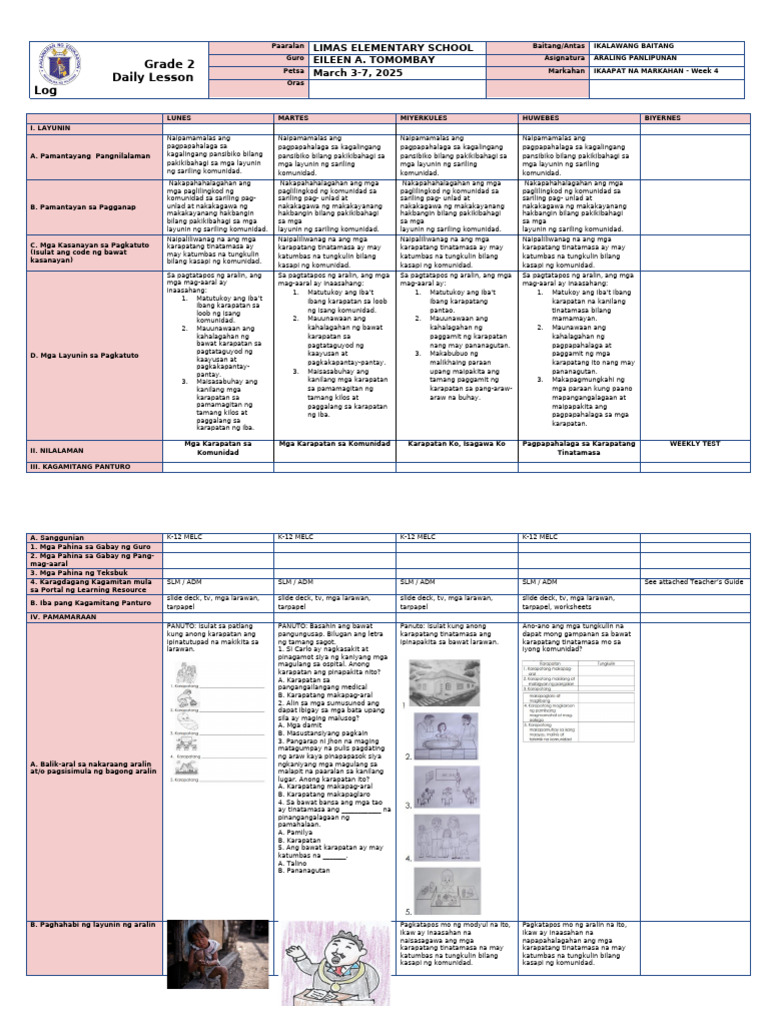 Q4-Week4-Dll-Ap 2 | PDF