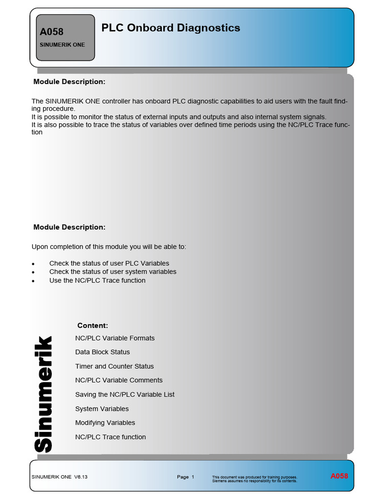 07-A058_EN PLC Onboard Diagnostics 0613 | PDF | Programmable Logic Controller | Bit