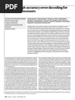 The XZZX Surface Code: Article | PDF | Quantum Computing | Low Density Parity Check Code