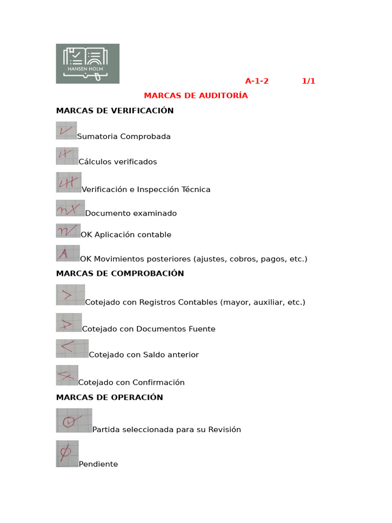 Marcas de Auditoria | PDF