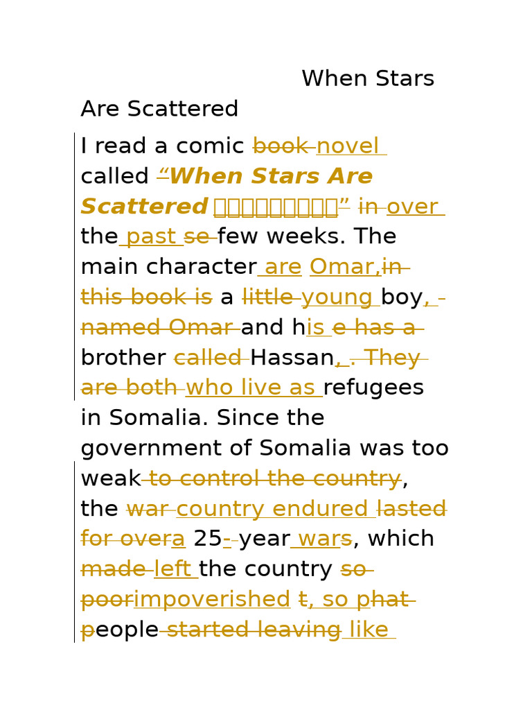 When Star Are Sattered -精批 | PDF