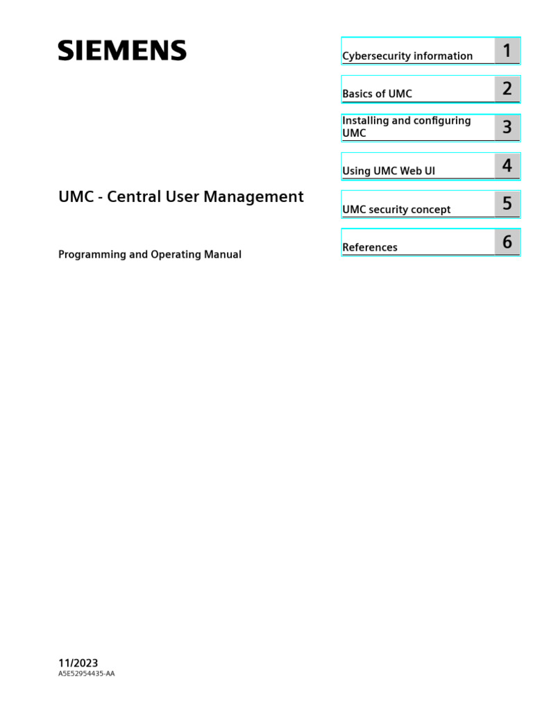 UMC MAN V1 0 en | PDF | Security | Computer Security