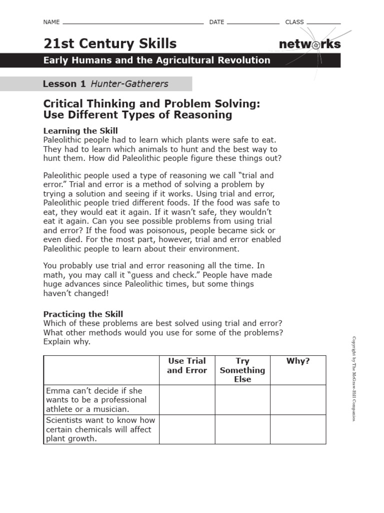 Early Humans and The Agricultural Revolution | PDF | Paleolithic | Reason