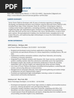 PowerPlatformDeveloper Resume Sample | PDF | Object Oriented Programming | World Wide Web