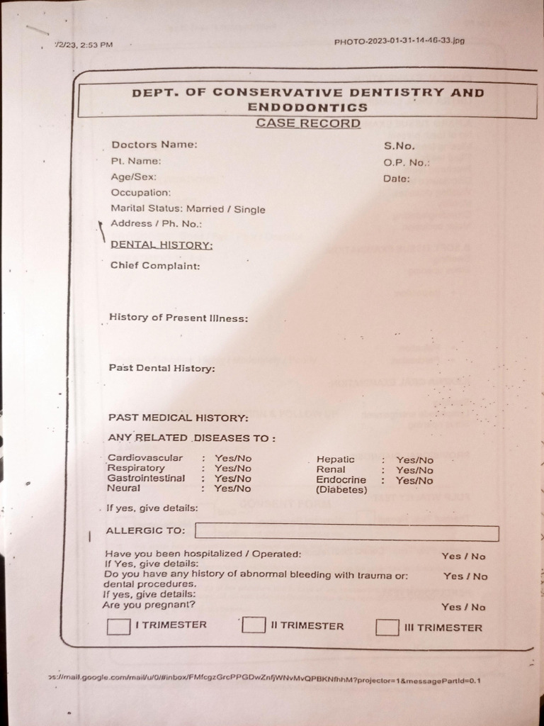 Case History Conso | PDF