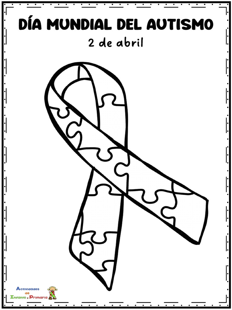 Fichas Dia Concienciacion Autismo | PDF