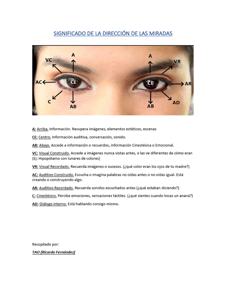 Significado de La Dirección de La Mirada | PDF