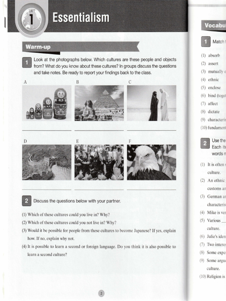 Unit 1 | PDF | Cultural Education | Social Psychology