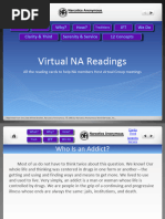 Sample NA Meeting Format | PDF | Psychiatric Rehabilitation | Substance ...