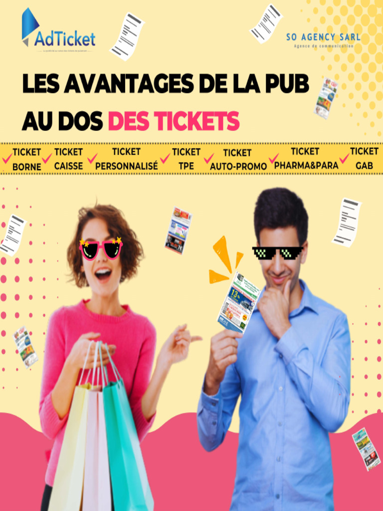 LES AVANTAGES DE LA PUB - TICKET | PDF