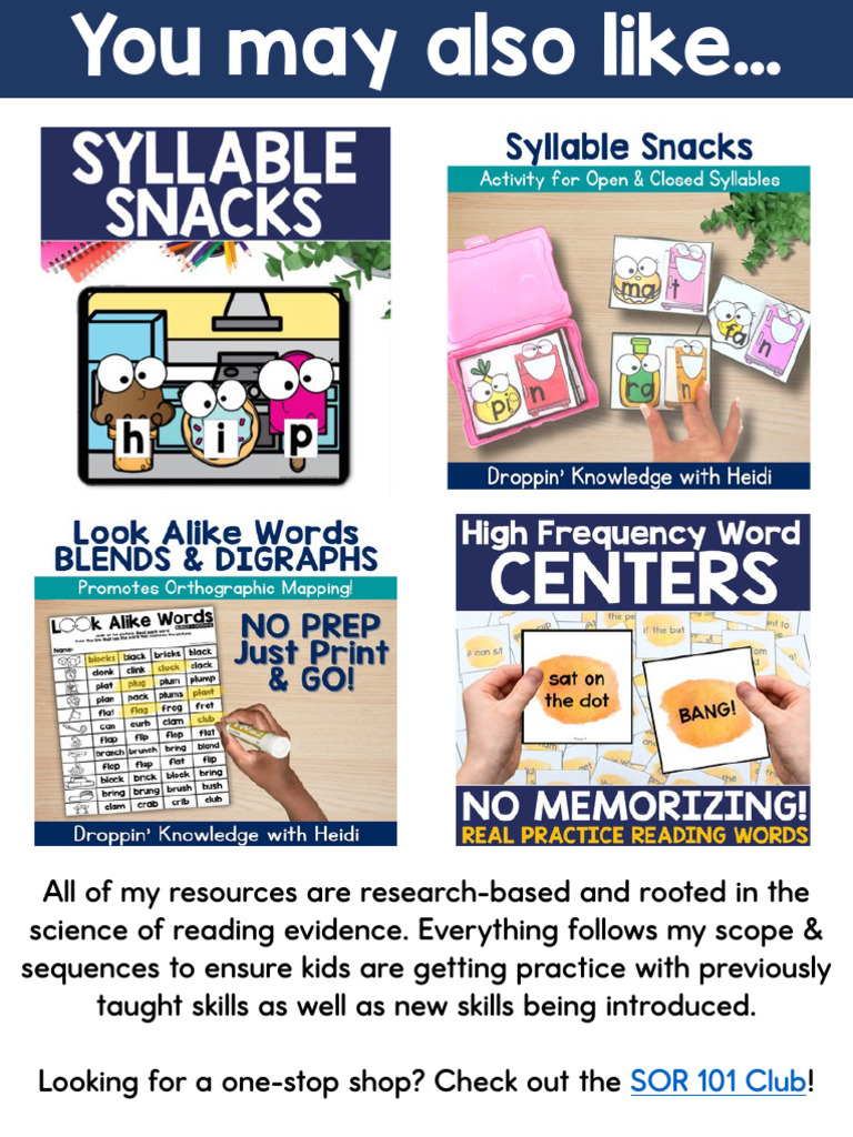 Open V Closed Syllables | PDF