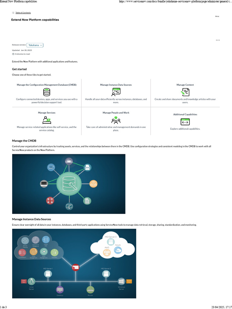 Extend Now Platform Capabilities | PDF | Databases | Http Cookie