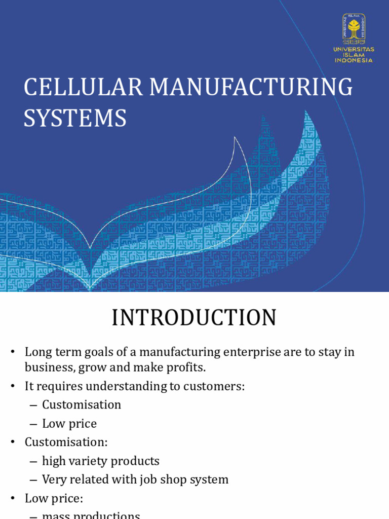 Cellular Manufacturing System | PDF | Matrix (Mathematics) | Cluster ...