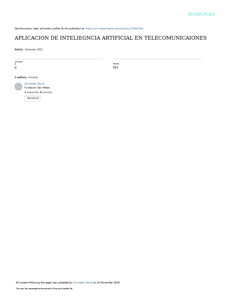 IEEE Conference Template | PDF | Inteligencia artificial | Inteligencia ...
