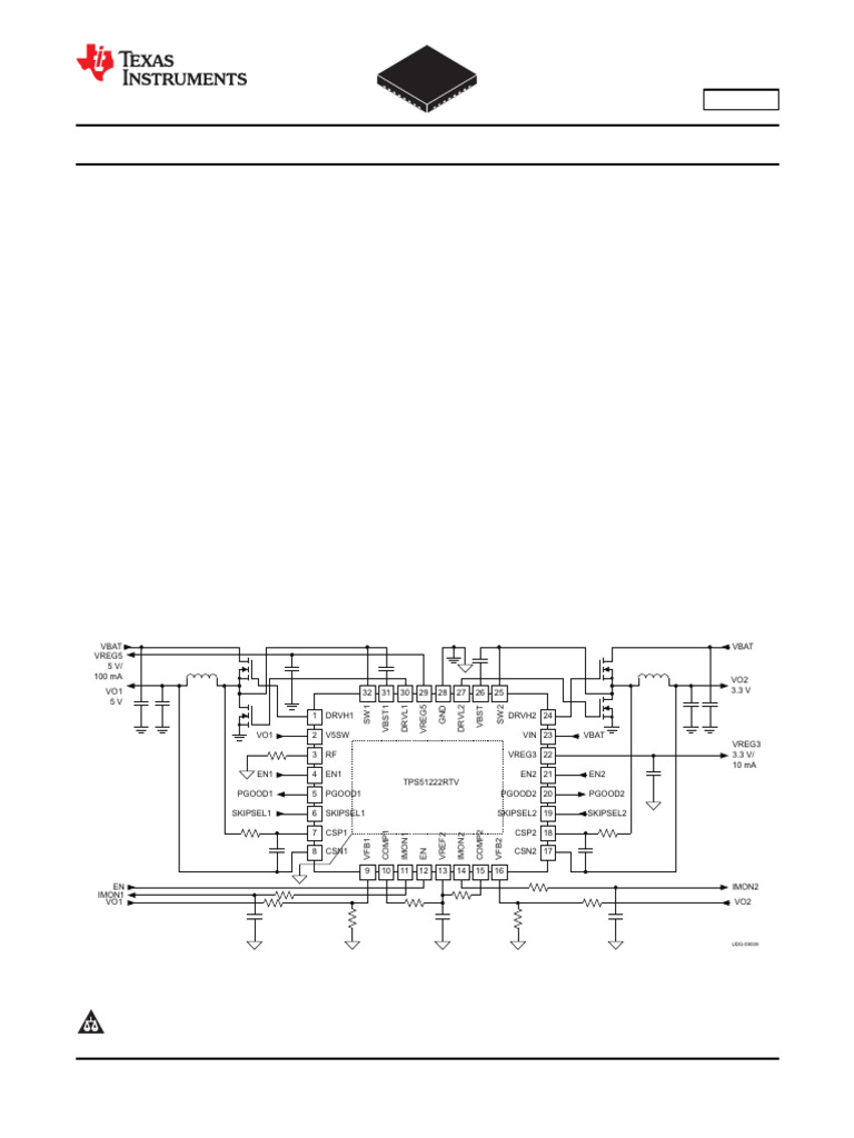 Tps 51222 | PDF | Electronic Engineering | Electronics