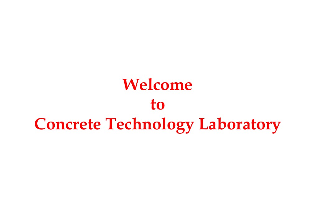 Concrete Technology Laboratory Experiments | PDF | Concrete | Building ...