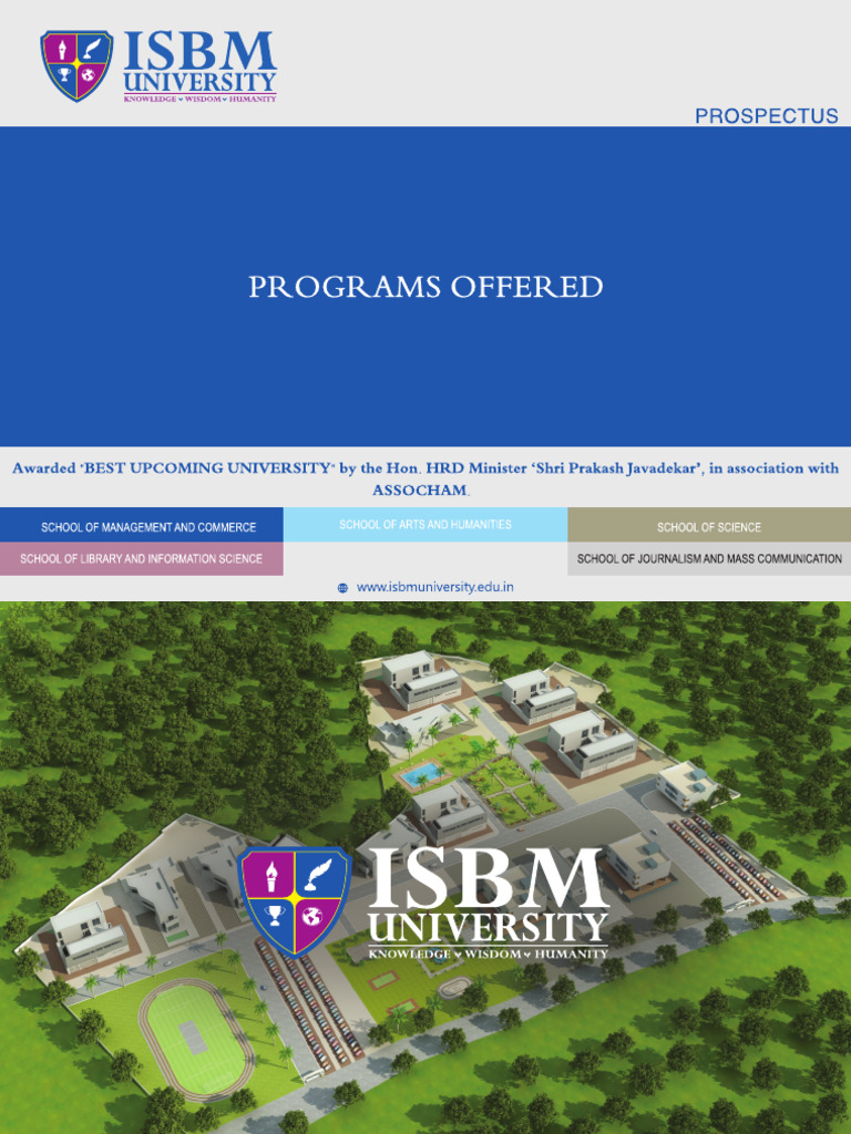 ISBM University EBrochure | PDF