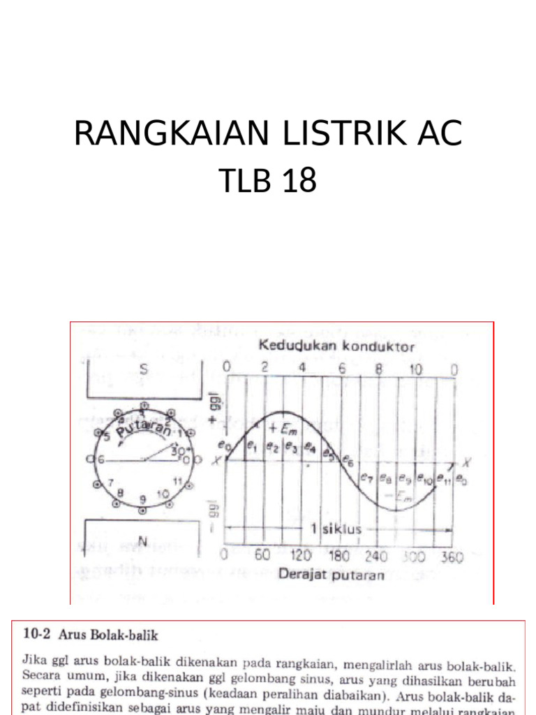 Ppt 001.Rangkaian Listrik Ac | PDF