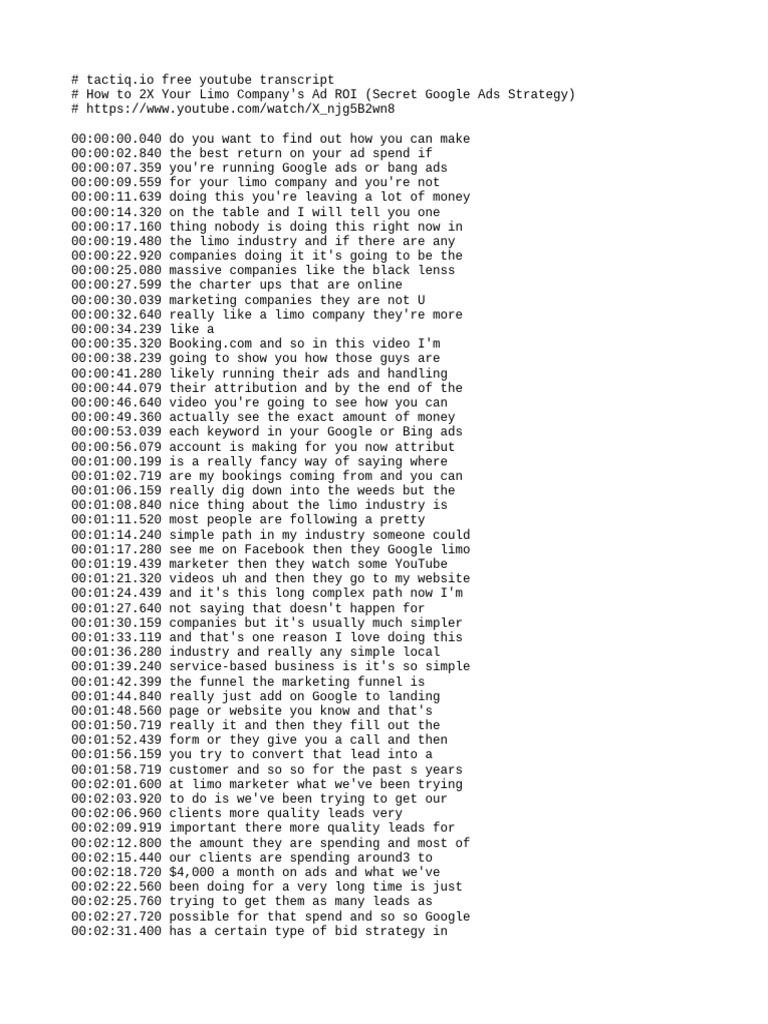 Tactiq Free Transcript X - njg5B2wn8 | PDF | Computing