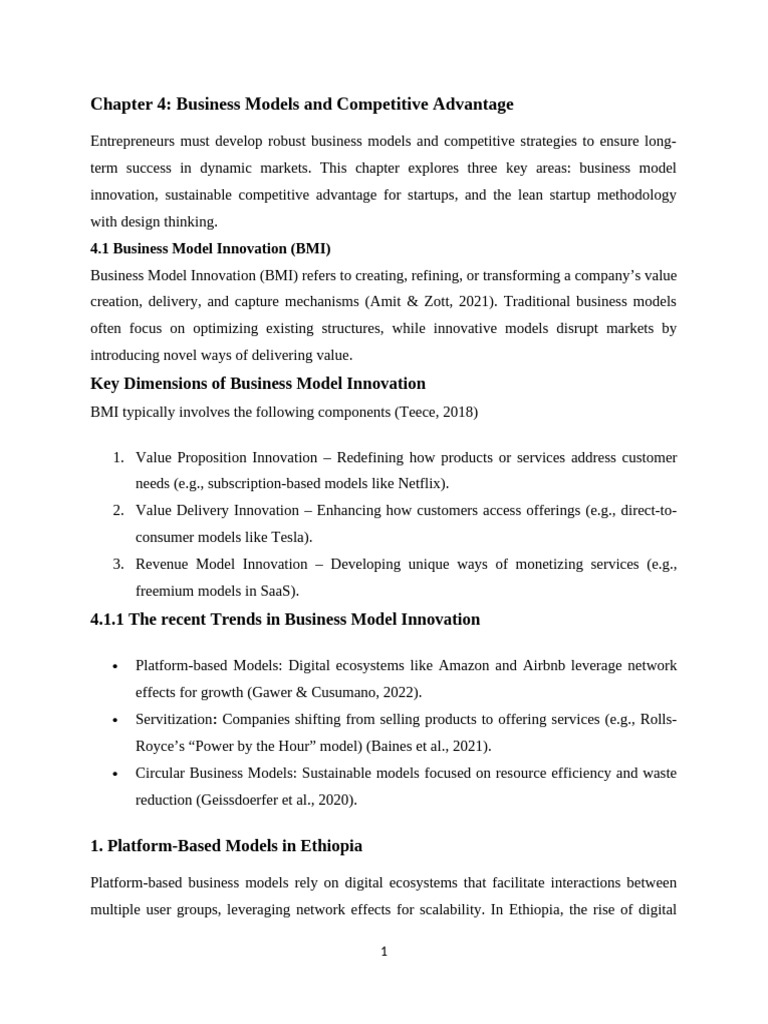 Chapter 4 Strategic Entre Note | PDF | Lean Startup | Startup Company