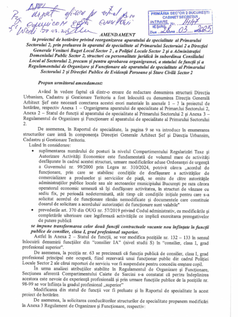 001 Amendament PH 6 ROF | PDF