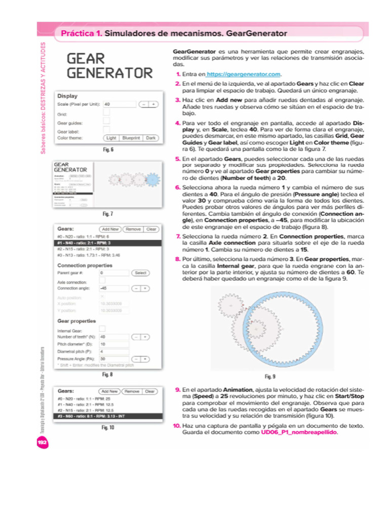 UD6 PRÁCTICA1 GearGenerator | PDF