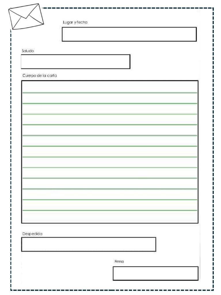 Carta Formato 3ro Basico | PDF