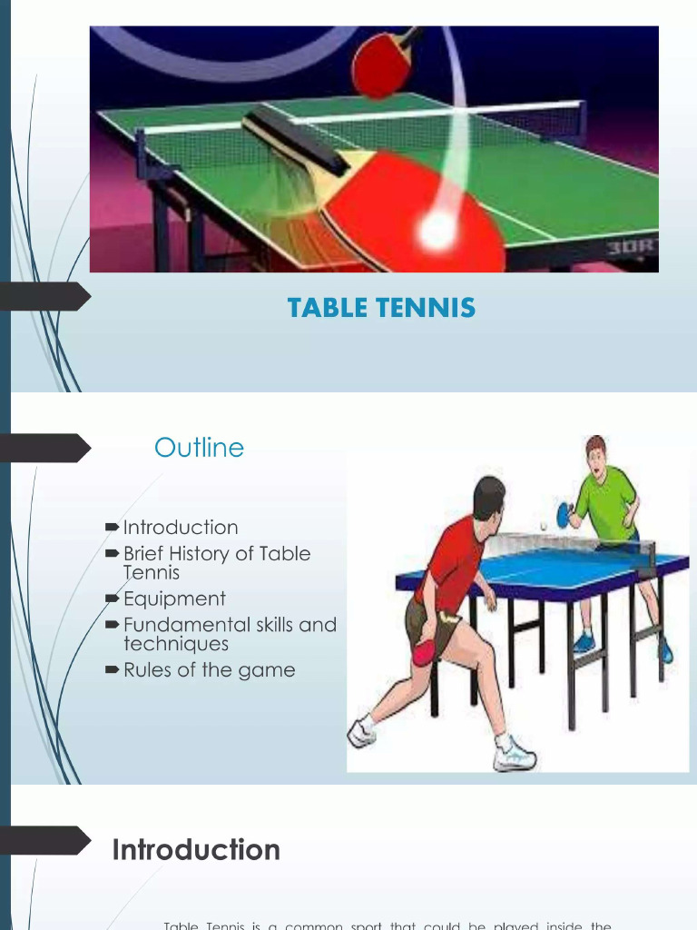 Group 1 Table Tennis | PDF