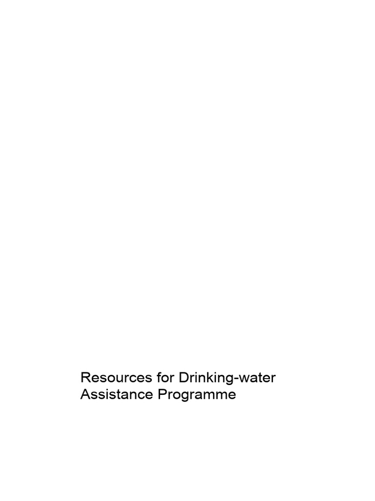 Design Operation Bores Small Drinking Water Supplies 2010 | PDF ...