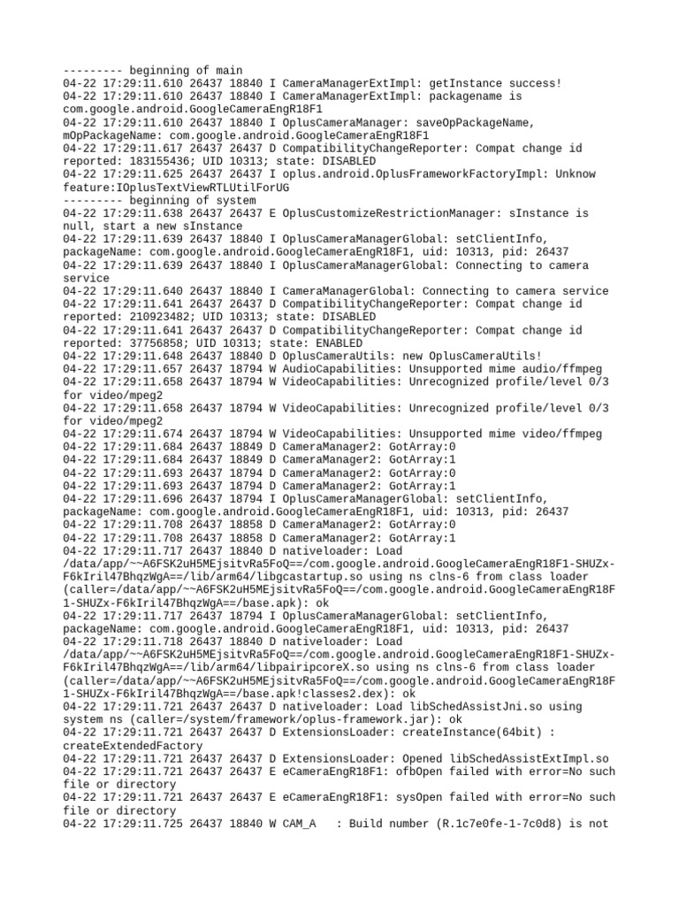 Log Cat 1745317751506 | PDF | Software | Computing