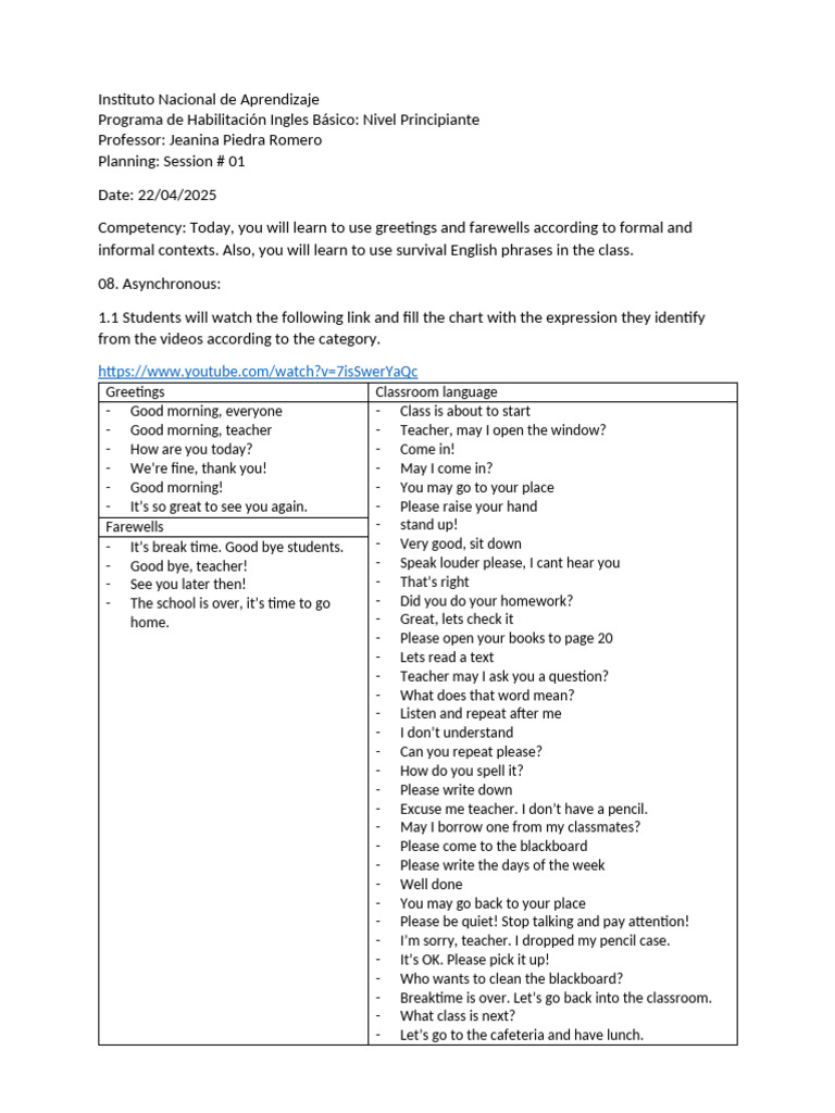 Asynchronous Activities - KeilynBarrantes | PDF | Linguistics | Human ...