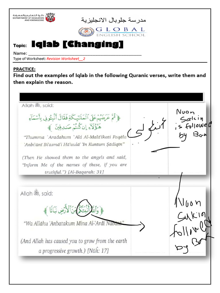 G6 - RWS2 - Iqlab (Changing) | PDF